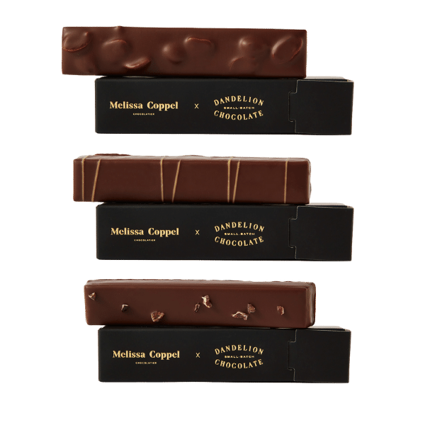Melissa Coppel Candy Bars – Dandelion Chocolate
