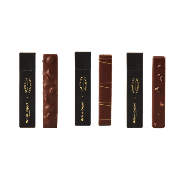 Melissa Coppel Candy Bars – Dandelion Chocolate