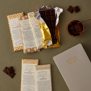 Wrapped Six-Bar Gift Set – Dandelion Chocolate
